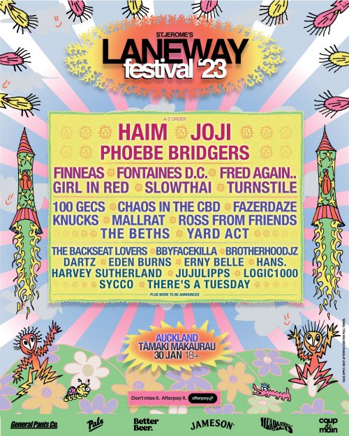 The 2023 Laneway Festival Line-Up Is Here! – Muzic.NZ