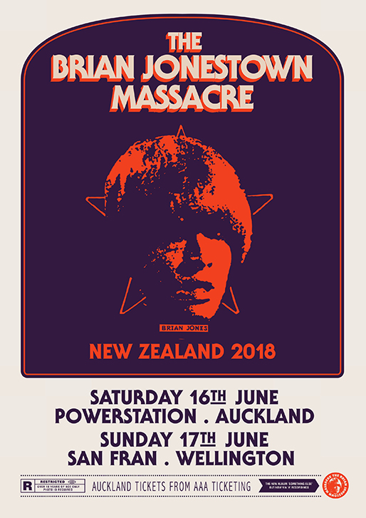 The Brian Jonestown Massacre New Zealand Tour 2018 – Muzic.NZ
