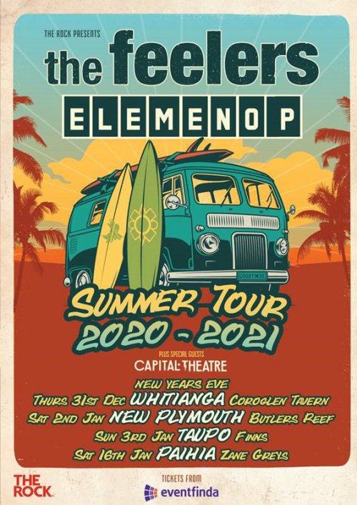 The Feelers and Elemeno P Present The Tour of The Summer – Muzic.NZ