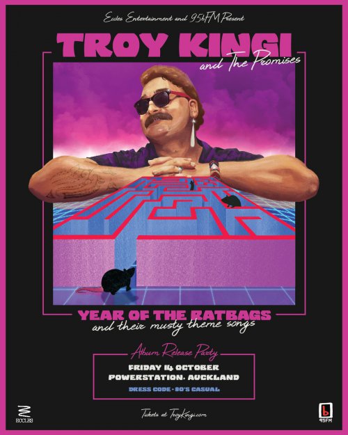 Troy Kingi announces his sixth album, An 80’s Synth Pop instalment, in ...