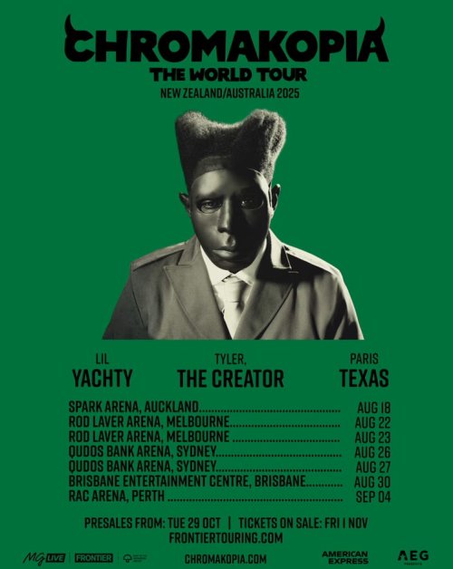 Tyler, The Creator Announces Chromakopia: The World Tour – Muzic.NZ